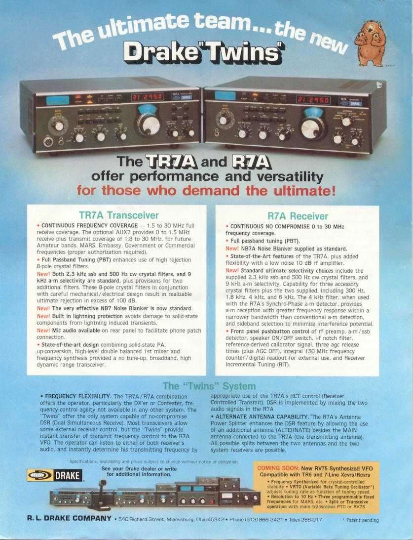 Drake Equipment Photos & Advertisements | K9XN